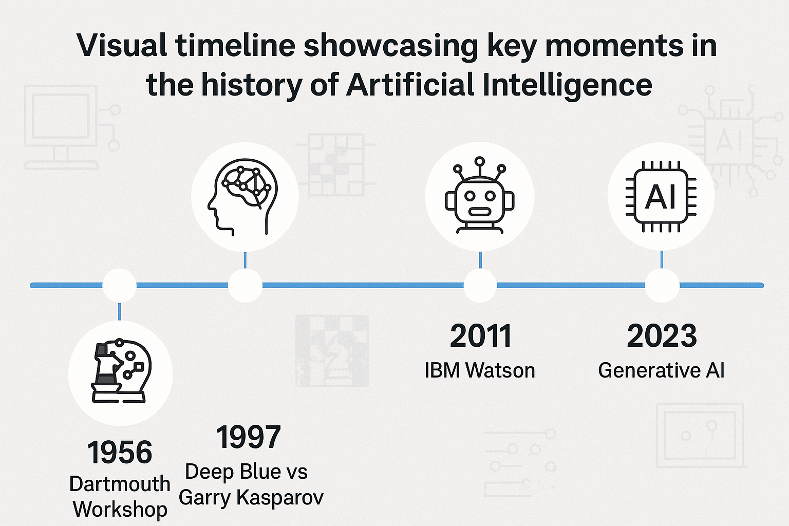History of Artificial Intelligence in Point – Easy Timeline for ...